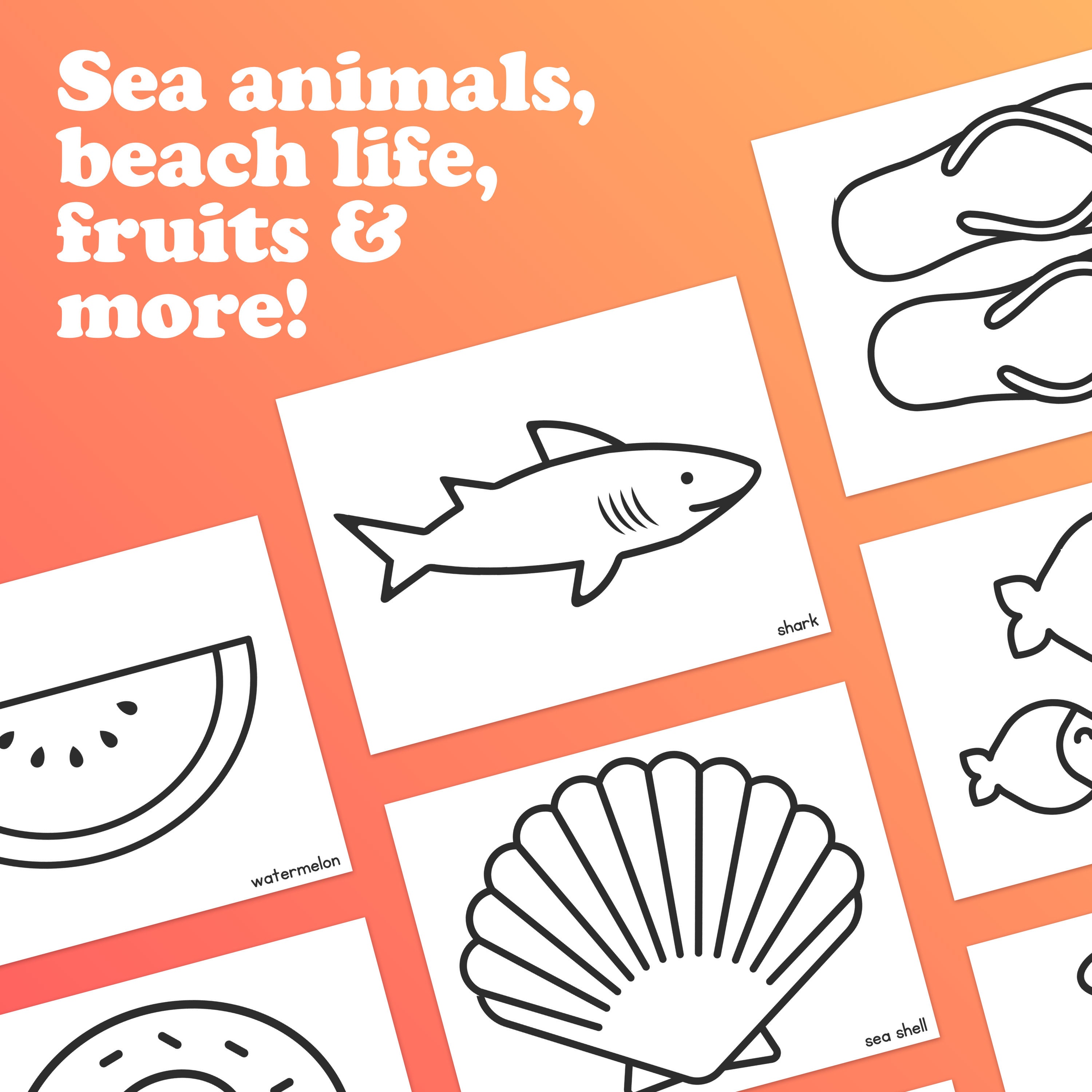 Summer Coloring Pages | Pre-k, Kindergarten, & Special Education Summer ...