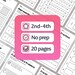 No Prep Fraction Worksheets | 2nd, 3rd, 4th Grade Common Core Math ...