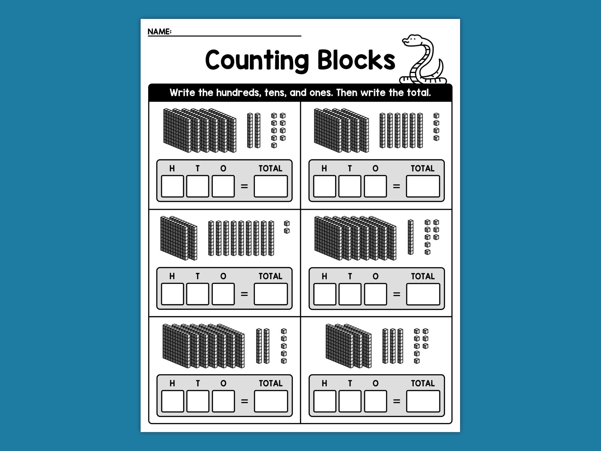 No Prep Spring Place Value Worksheets 1st 3rd 2nd Grade - Etsy