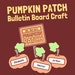 Fall Bulletin Board Idea | Kindergarten, 1st, 2nd Grade Pumpkin ...