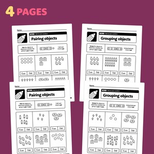 Odd & Even Numbers Worksheets | 2nd Grade Number Sense Math Activities ...
