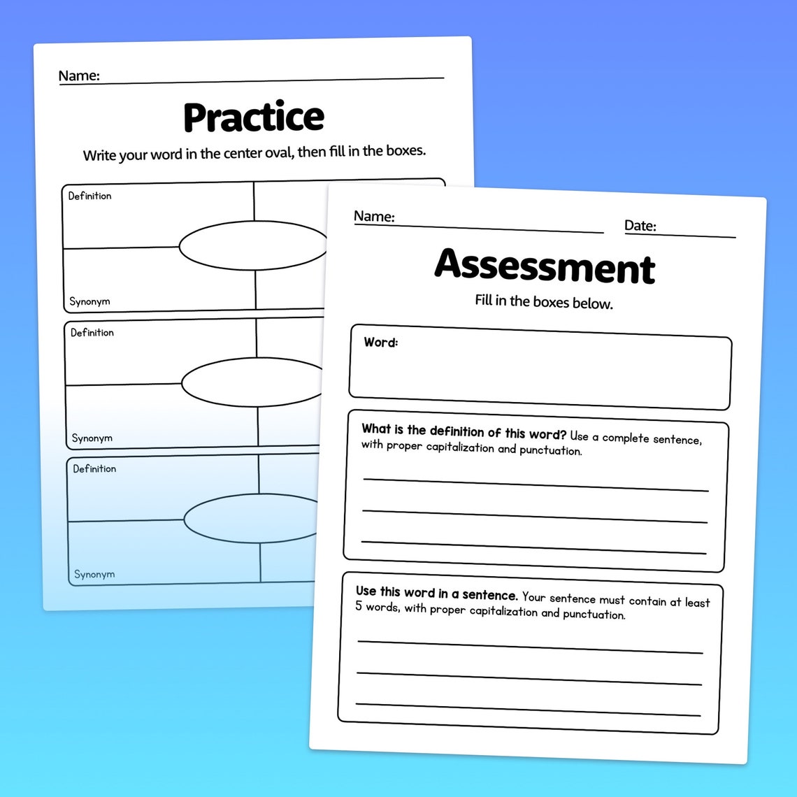 2nd Grade Vocabulary 2nd Grade Daily Vocab Word of the Day, 2nd Grade ...