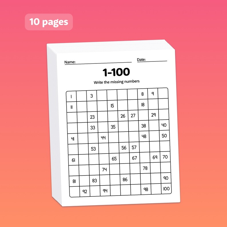 Read and Write Numbers to 1000 Worksheets | 1st & 2nd Grade Writing to ...