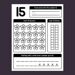 Teen Number Worksheets | Kindergarten, 1st, 2nd Grade Teen Number ...