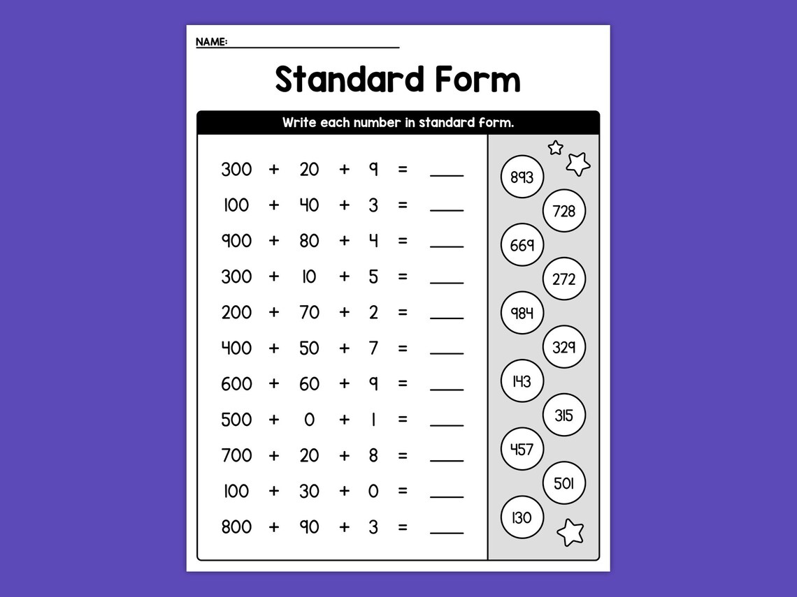Place Value Worksheets Space Place Value Activities Hundreds, Tens ...