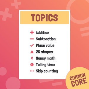 1st Grade Math Worksheets, Activities & Centers | Bundle: Addition ...