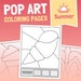 No Prep Pop Art Summer Coloring Pages | 1st, 2nd, 3rd Grade Summer ...