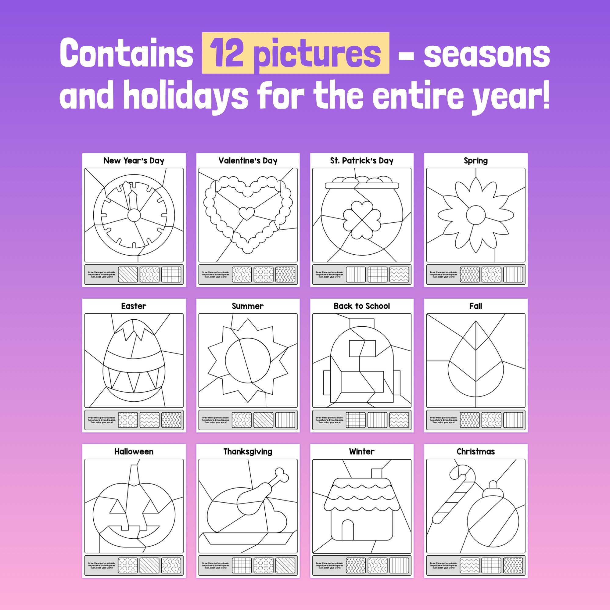 Pop Art Coloring Pages | Art for Non-artists, No Prep Early Finisher ...