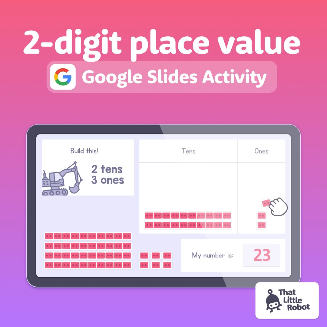 2 Digit Place Value Activities | Tens & Ones Place Value for Google ...