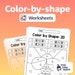 No Prep 2D and 3D Shapes Worksheets | Kindergarten, 2nd, 1st Grade Math ...