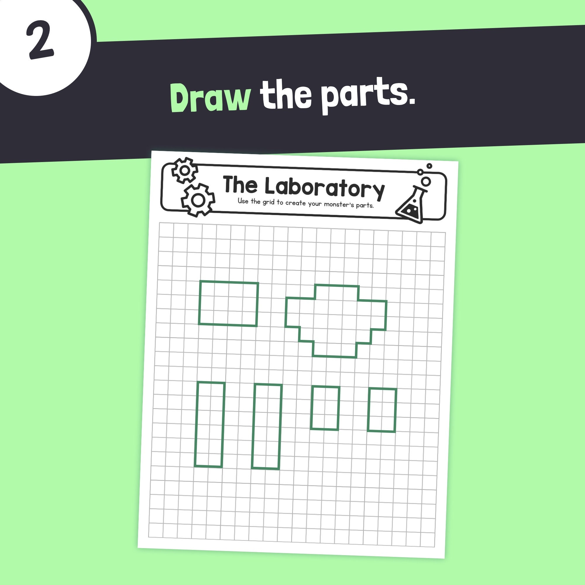 Area & Perimeter Monsters | 3rd, 4th, 5th Grade Halloween Math Center ...
