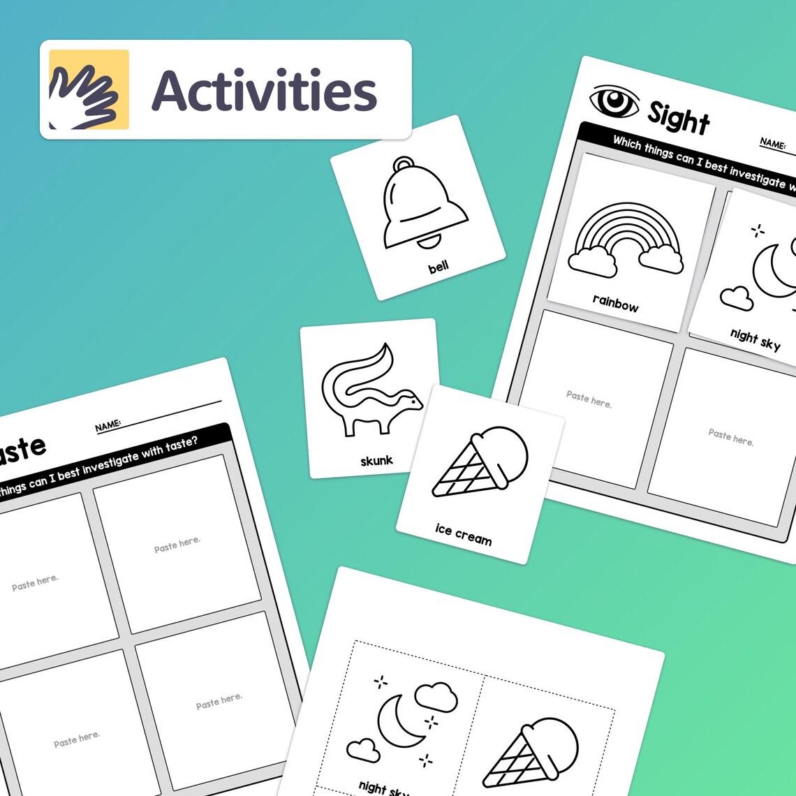 No Prep 5 Senses Unit | Kindergarten, 1st, 2nd Grade Science Activities ...
