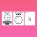 No Prep Analog Clocks Anchor Chart & Activity Mat 2nd Grade and 1st ...