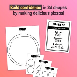 2d Shapes Pizza Craft | 2d Shapes Activity, 2d Shapes Center ...