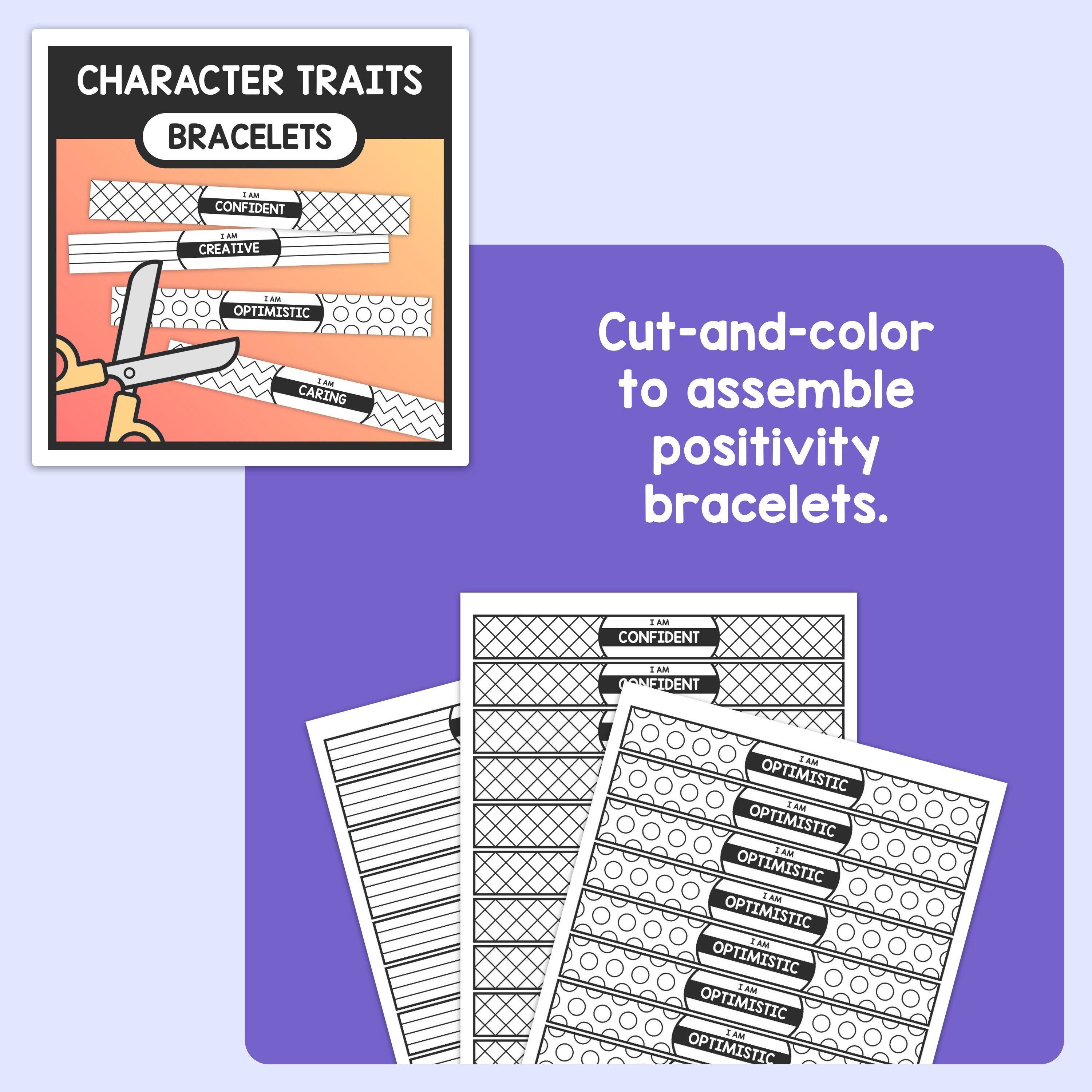 Positive Affirmations Art Bundle | 1st, 2nd, 3rd Grade Mindfulness ...