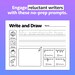 No Prep Writing Prompts for Kindergarten & 1st Grade | Writing With ...