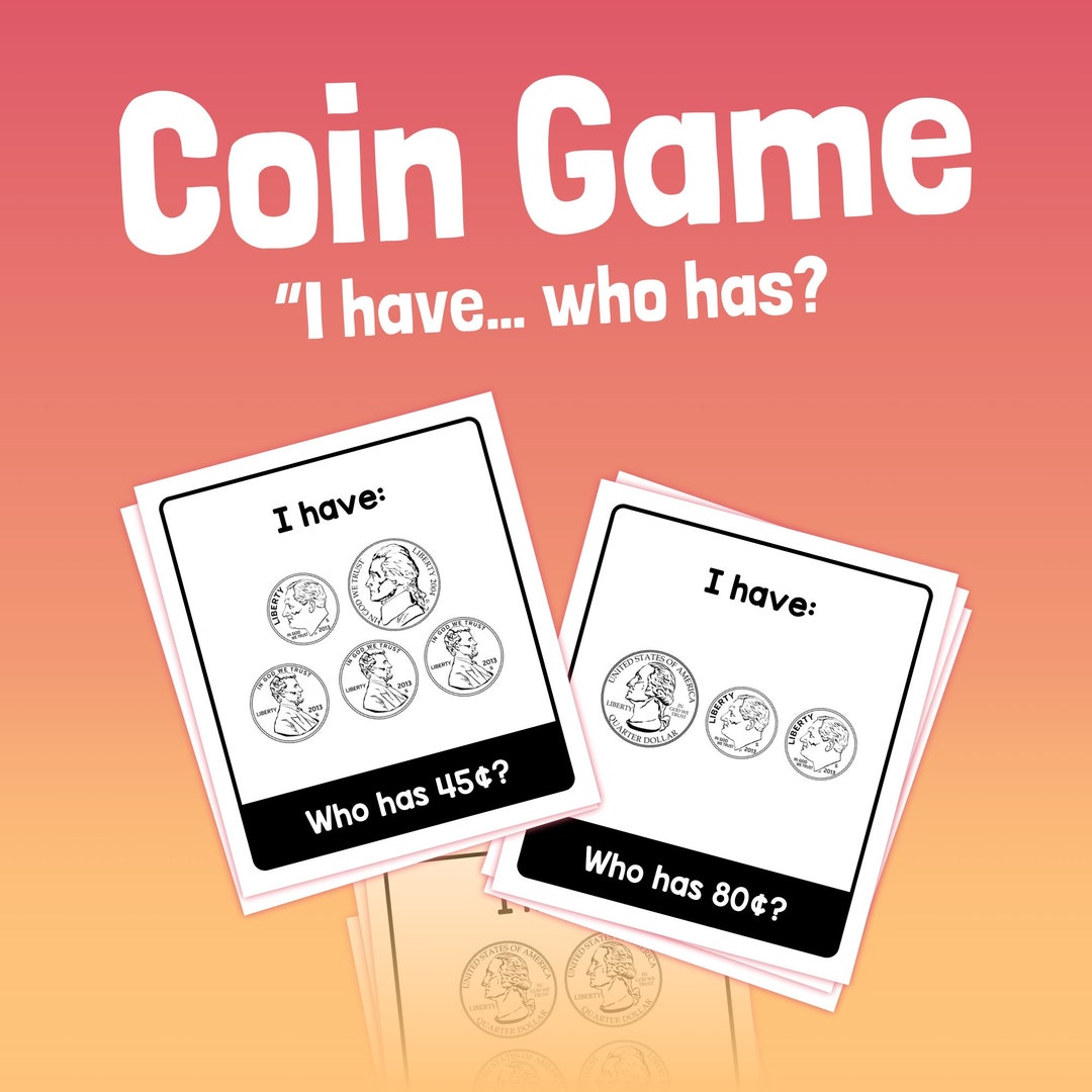 Counting Coins Game | Money Math Game, Back to School 1st & 2nd Grade ...