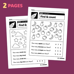 Classify Objects Worksheets | Kindergarten Math Centers, Sorting Shapes ...