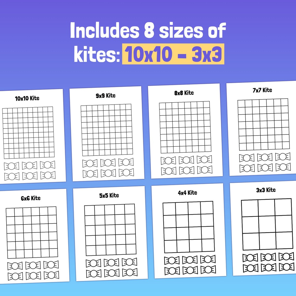 Fraction Kites 2nd 3rd 4th Grade Fractions Activity & - Etsy