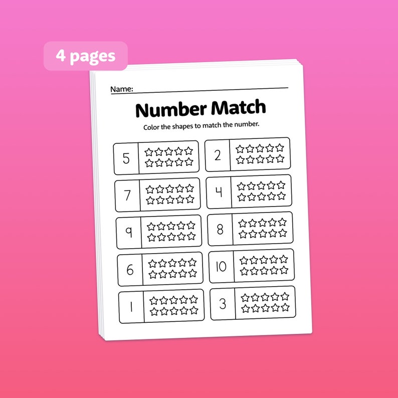 Counting Sets to 10 | Kindergarten Counting & Cardinality Worksheets ...