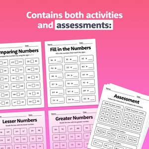 Comparing 3 Digit Numbers Worksheets | 2nd Grade Comparing Numbers ...