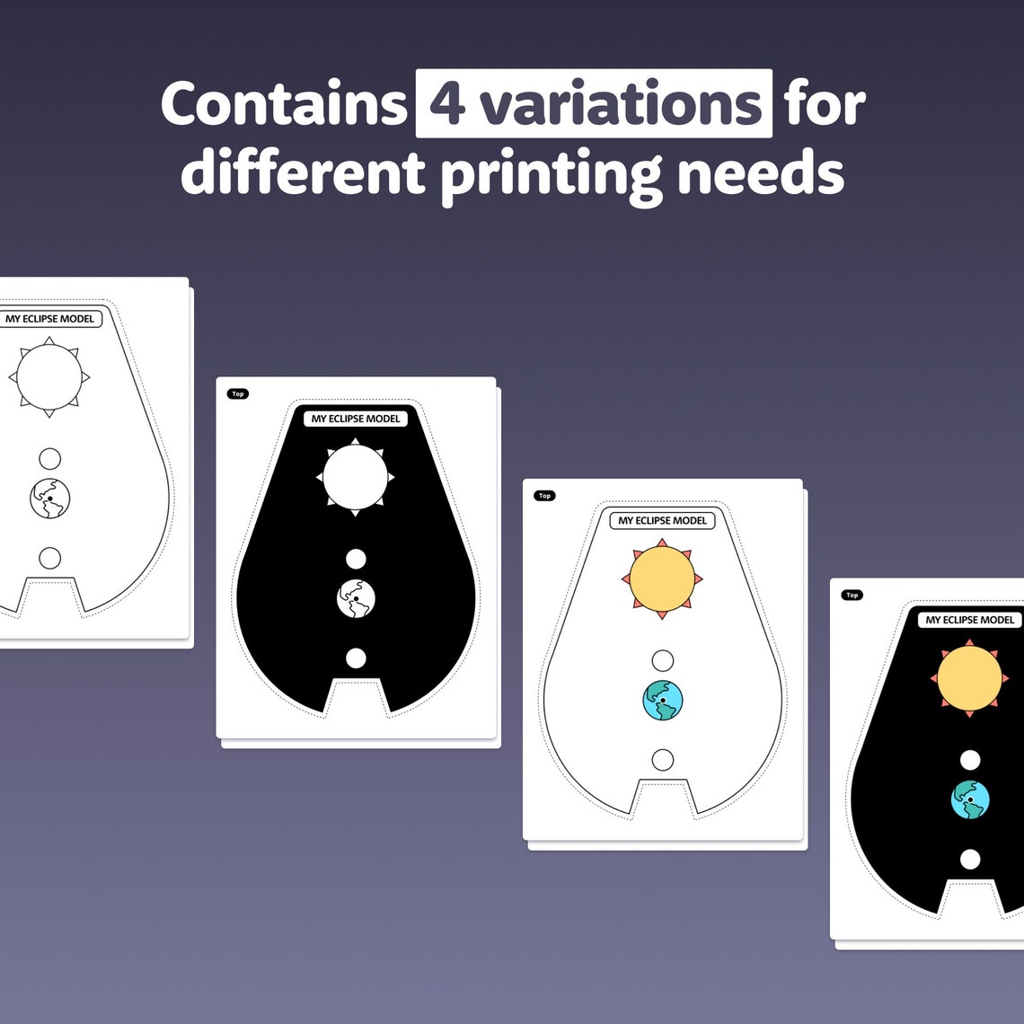 Solar Eclipse & Lunar Eclipse Craft | 2nd, 3rd, 4th, 5th, 6th Grade ...
