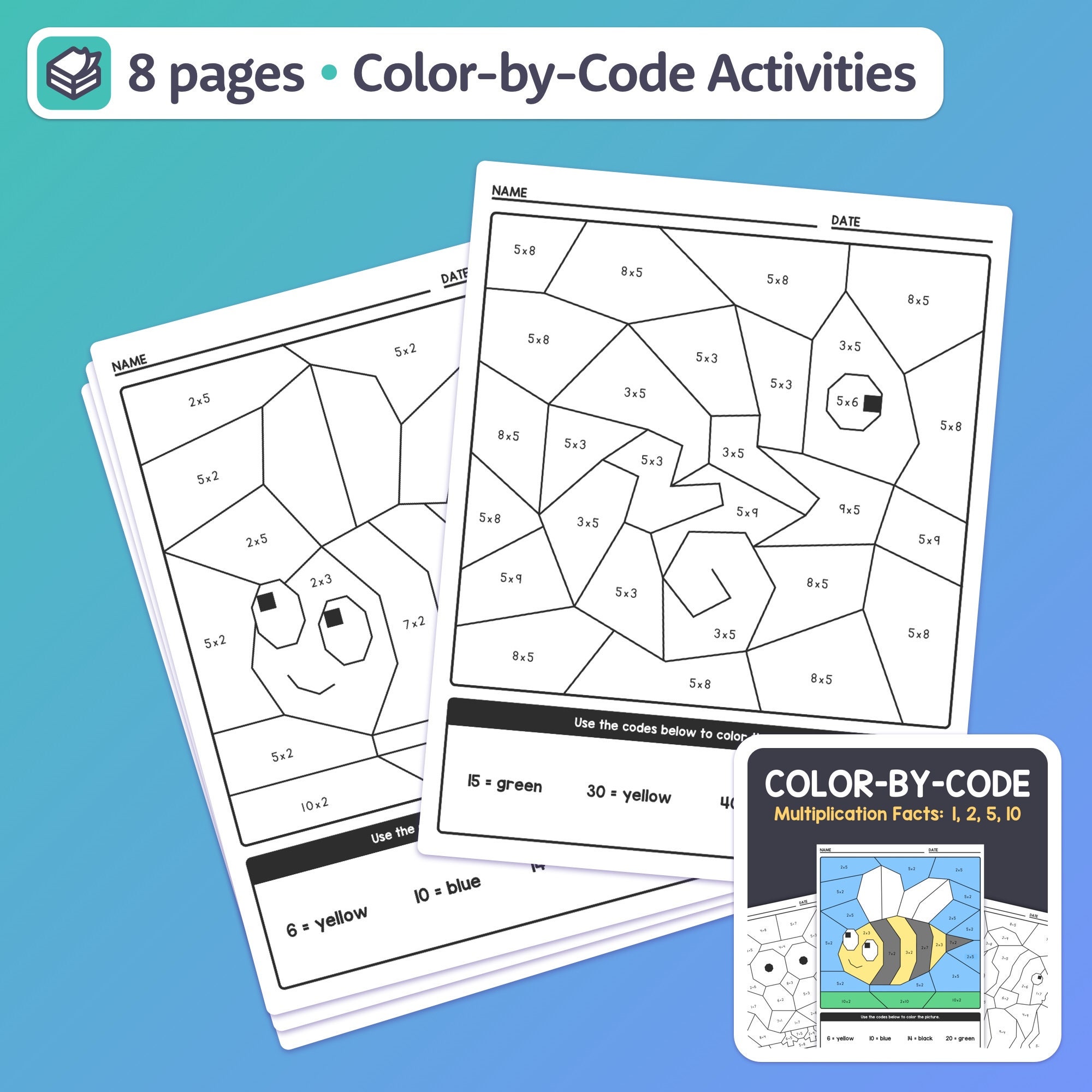 Multiplication Bundle | 2nd, 3rd, 4th Grade Multiplication Worksheets ...