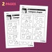 Compare 2d & 3d Shapes Worksheets | Kindergarten Shape Attribute ...