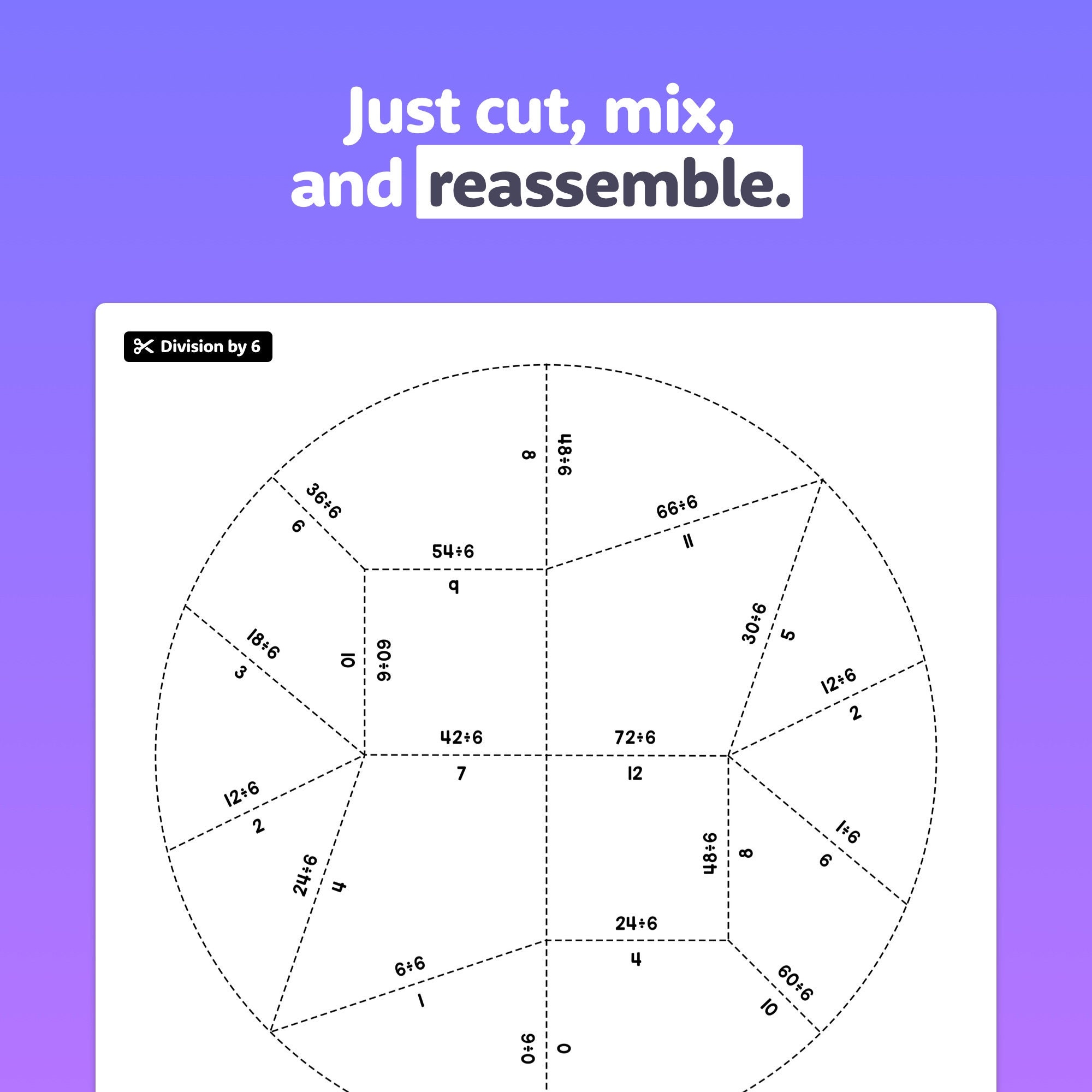 3rd Grade Division Puzzles 3rd & 4th Grade Division Activity, Division ...