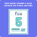 Number Posters – Pre-k, Kindergarten, 1st Grade / Math Classroom Decor ...