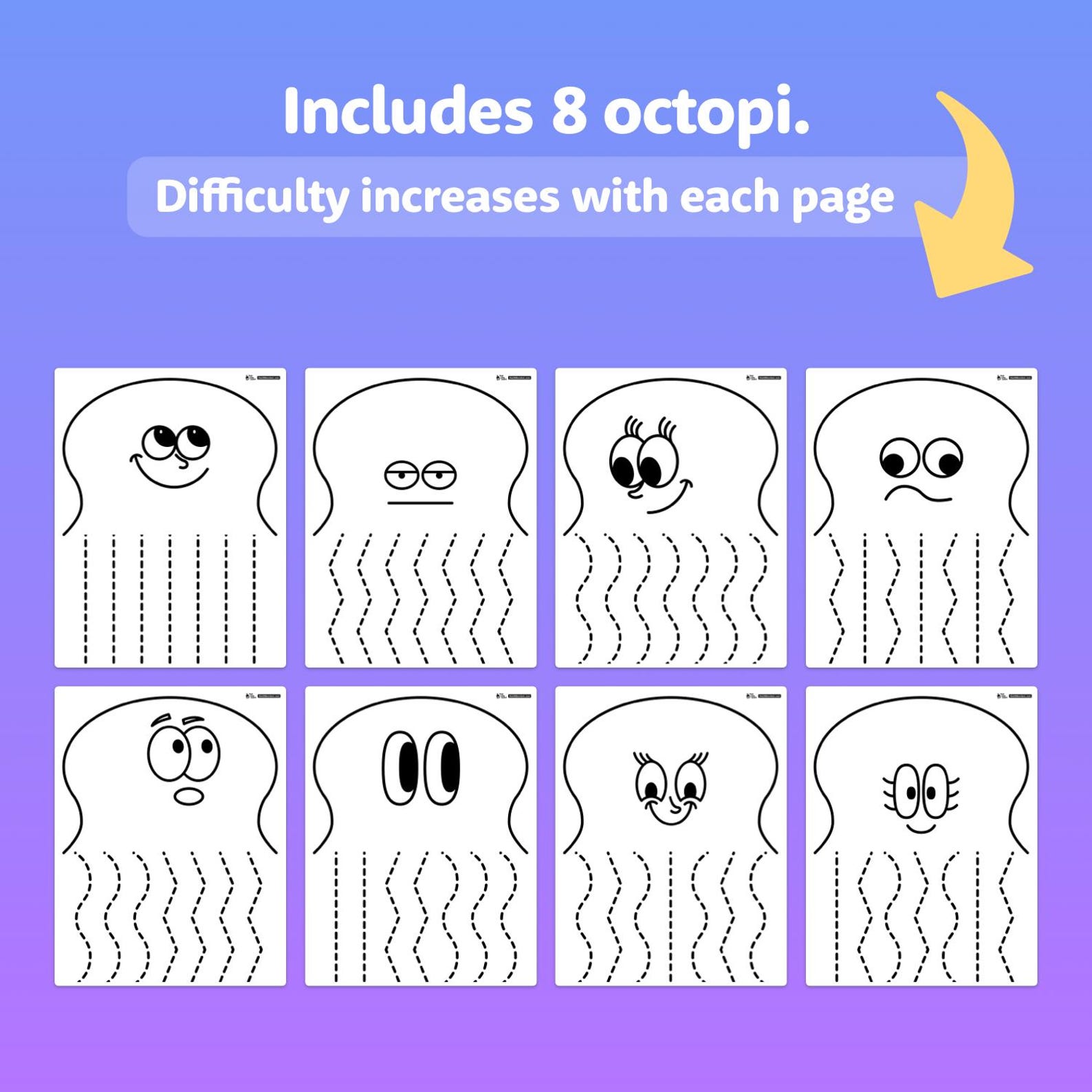 Octopus Scissor Skills Activity | Cutting Practice & Fine Motor Skills ...