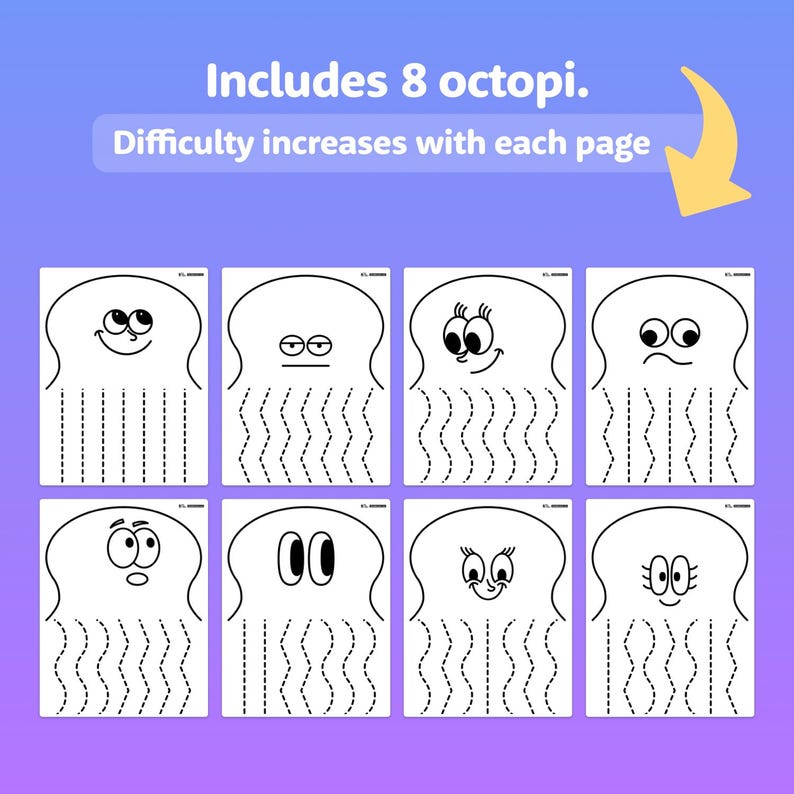 Octopus Scissor Skills Activity | Cutting Practice & Fine Motor Skills ...