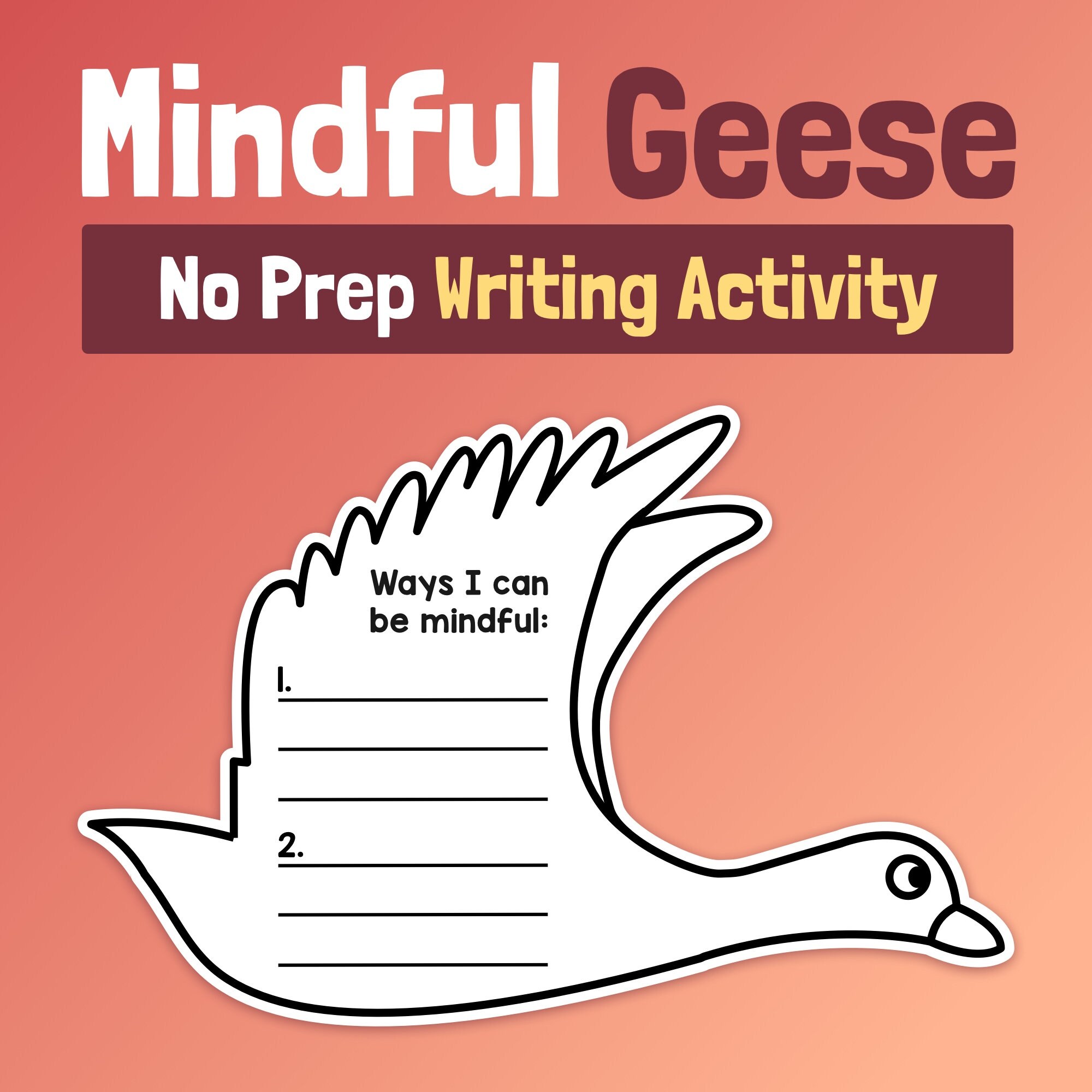 Autumn Bulletin Board Mindfulness Craft | 2nd, 3rd, 4th Grade Mindful ...