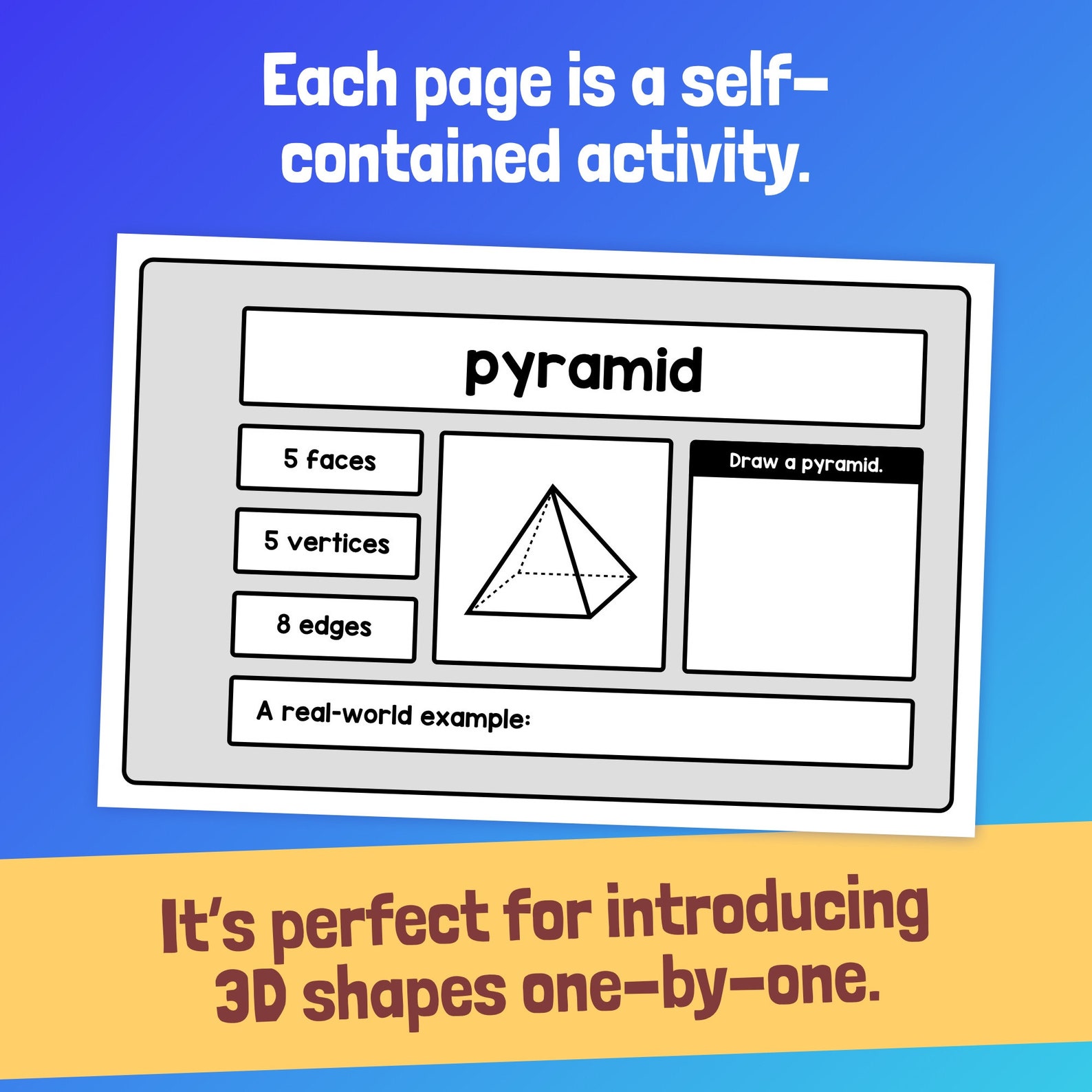 3D Shapes Activity | 1st, 2nd, 3rd Grade 3D Shapes Booklet, Common Core ...