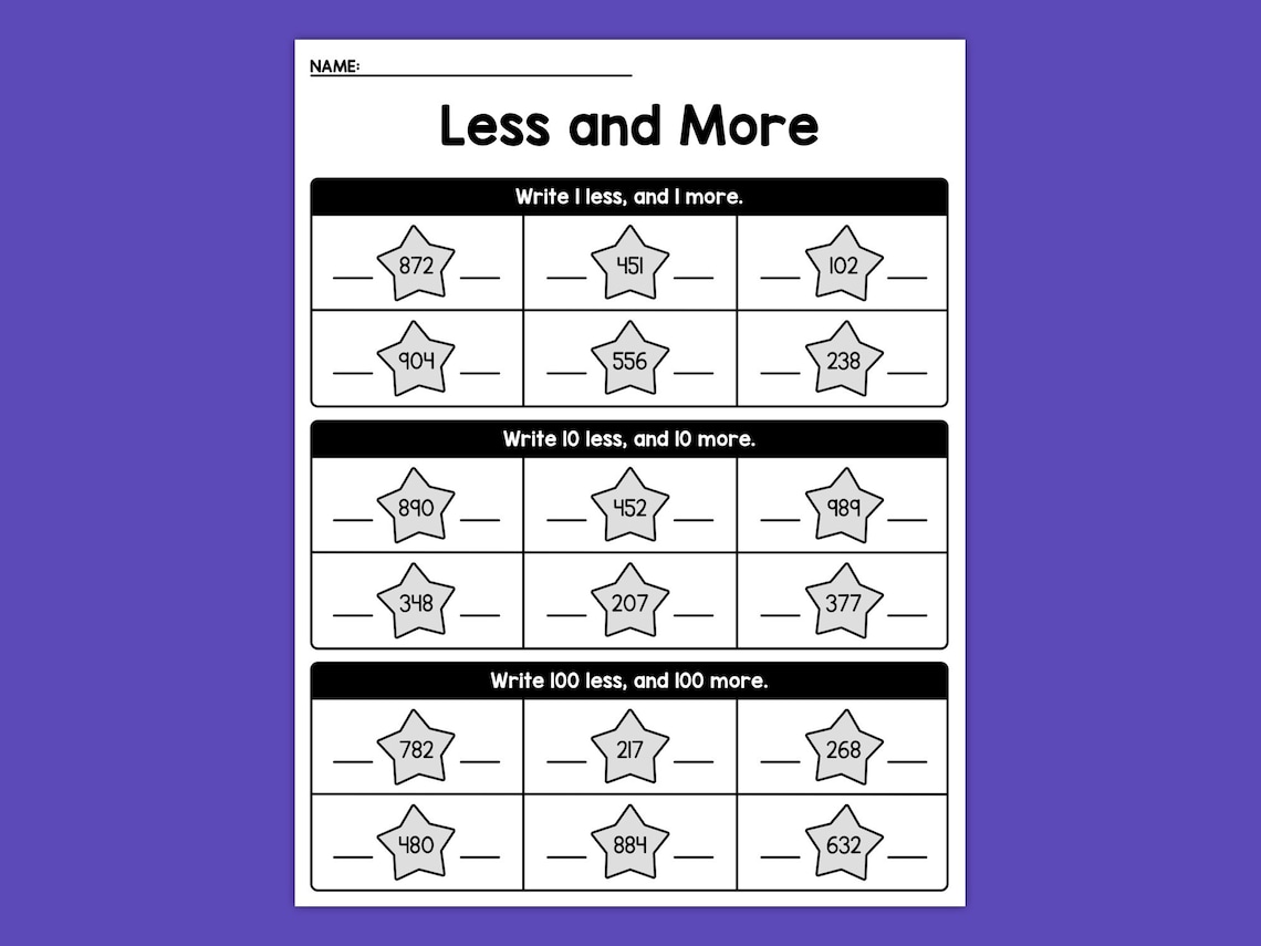 Place Value Worksheets Space Place Value Activities Hundreds, Tens ...