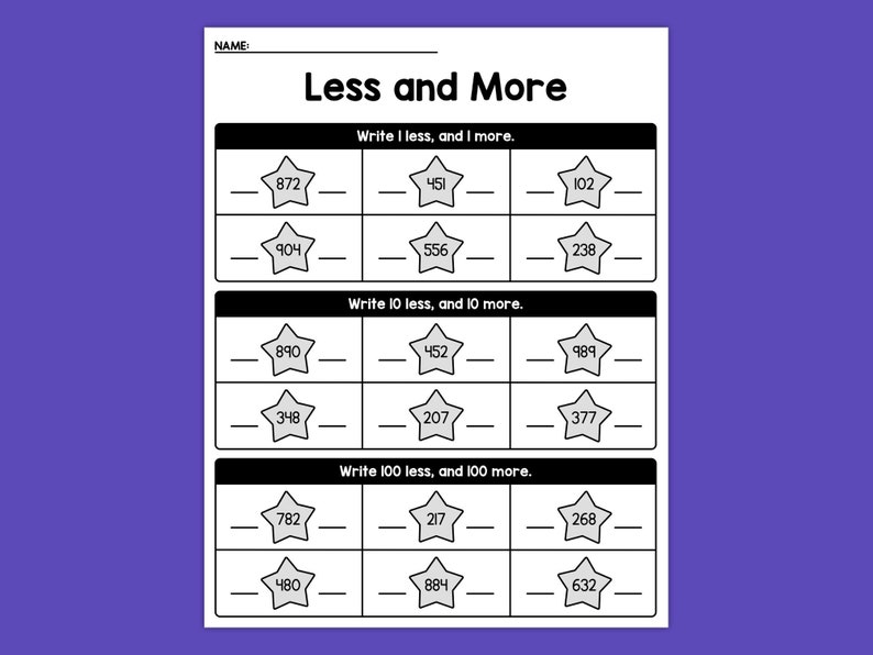 Place Value Worksheets | Space Place Value Activities — Hundreds, Tens ...