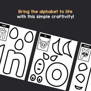 No Prep Alphabet Craft | Pre-k, Kindergarten, & 1st Grade Letters of ...