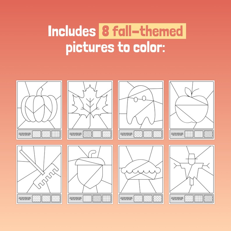 Pop Art Fall Coloring Pages Autumn Coloring Sheets, Fall Bulletin Board ...