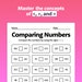 Comparing 3 Digit Numbers Worksheets 2nd Grade Comparing Numbers ...