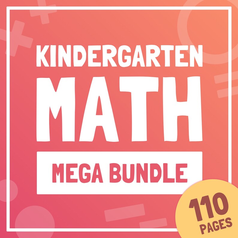 Kindergarten Math Worksheets, Activities & Centers | Bundle: Numbers ...