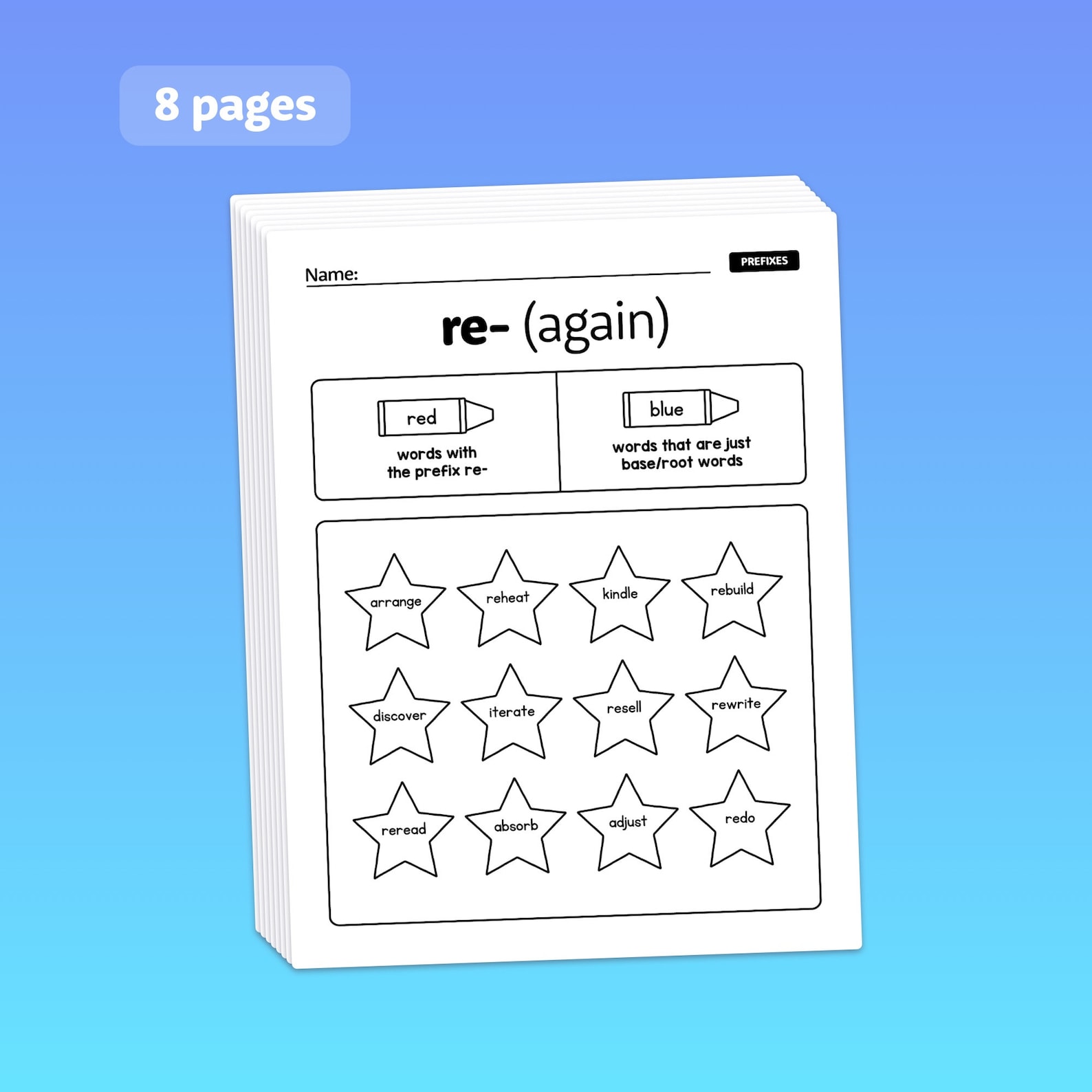 2nd & 3rd Grade Prefixes and Suffixes Worksheets | Grammar Worksheets ...