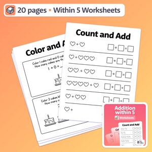 Addition to 10 Bundle | Kindergarten Addition, 1st Grade Addition ...