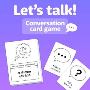 Conversation Game | 1st, 2nd, & 3rd Grade Group Conversation Activity ...