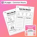 Grammar Bundle | Kindergarten Grammar, 1st Grade Grammar, 2nd Grade ...