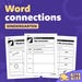 Word Connections Worksheets & Centers | Kindergarten Real Life ...