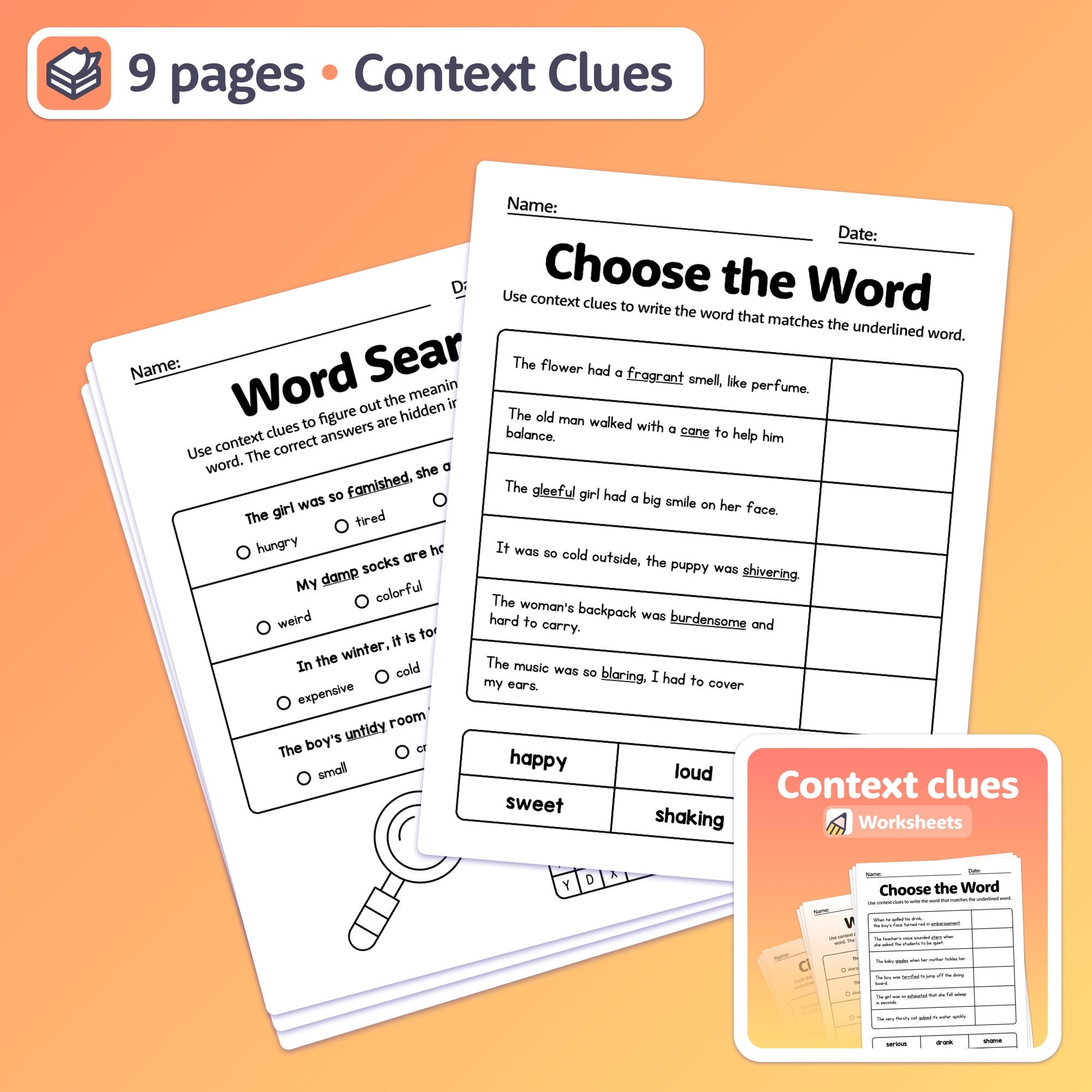 ELA Vocabulary Bundle | 1st Grade Vocabulary, 2nd Grade Vocabulary ...