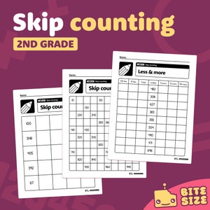 Skip Counting Within 1000 by 5s 10s 100s Worksheets | 2nd Grade Place ...