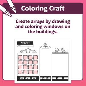 Christmas Array City Math Craft | 1st, 2nd, 3rd Grade Multiplication ...