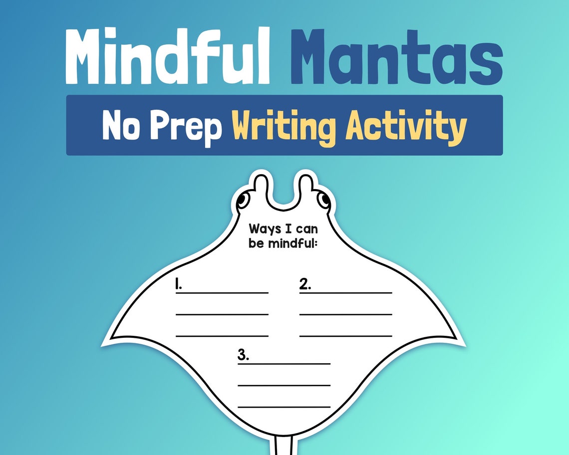 Summer Bulletin Board Mindfulness Craft Mindful Moose - Etsy