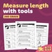 Measure Length With Tools Worksheets | 2nd Grade Ruler Measurement ...